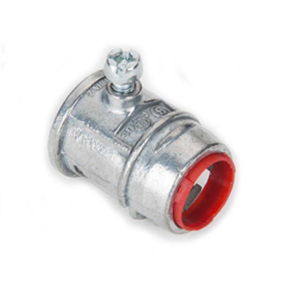 BRIDGEPORT 1/2 in. Quick Install Insulated EMT Connectors (50-Pack ...