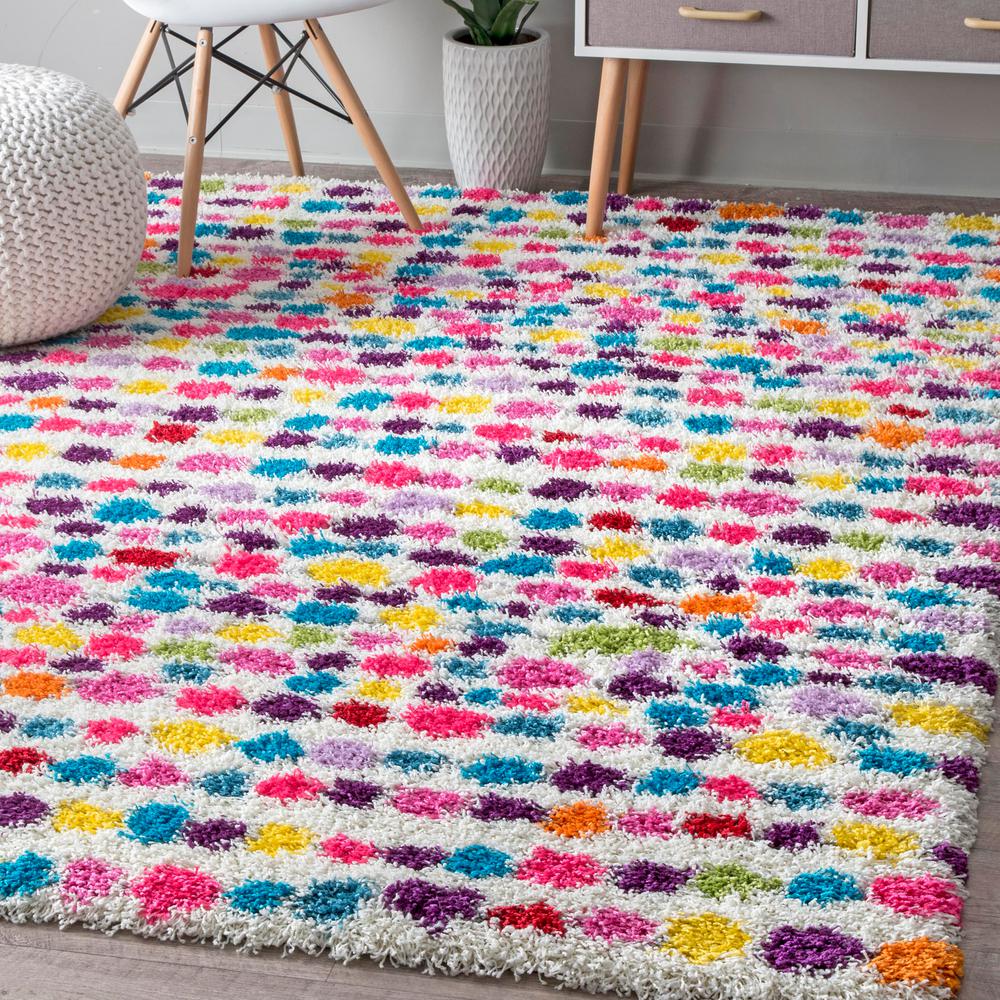 Modern - Polka Dot - Area Rugs - Rugs - The Home Depot