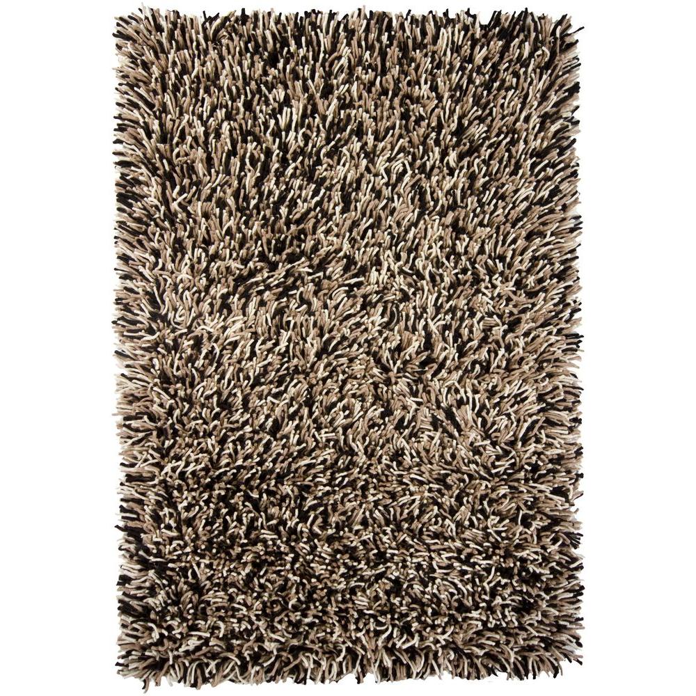Chandra Dior Taupe/Black 5 ft. x 7 ft. 6 in. Indoor Area Rug-DIO14403 ...