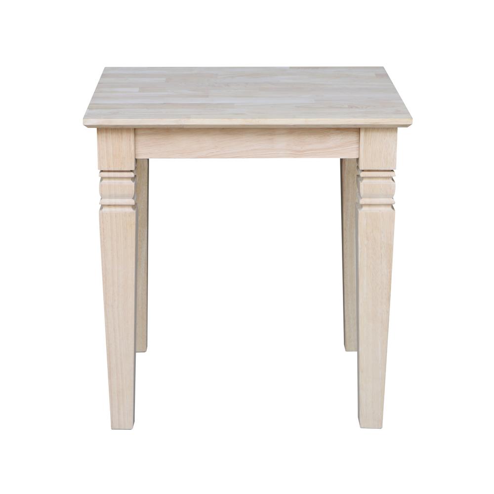 International Concepts Java Unfinished End Table OT-60E - The Home Depot