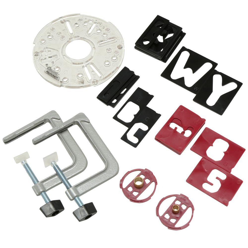 Router Jig Template Kit W Templates Bits Bushing Complete Sign Making 