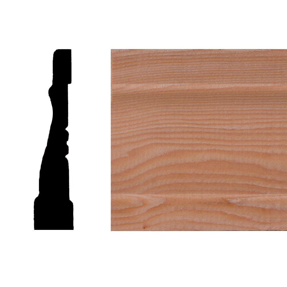 Alexandria Moulding AL 4524 3/4 in. x 3-1/2 in. English Chestnut ...