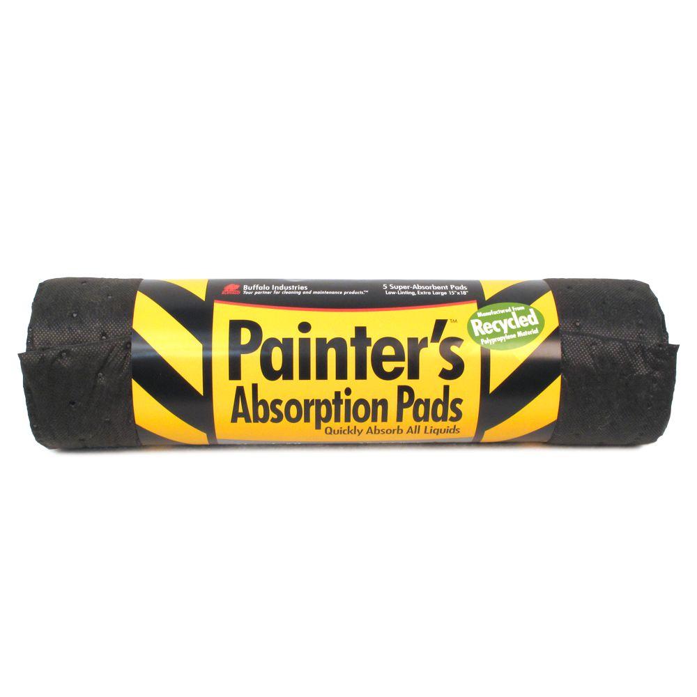 Buffalo Industries 4 in. Painter's Absorption Pads-94001 - The Home Depot