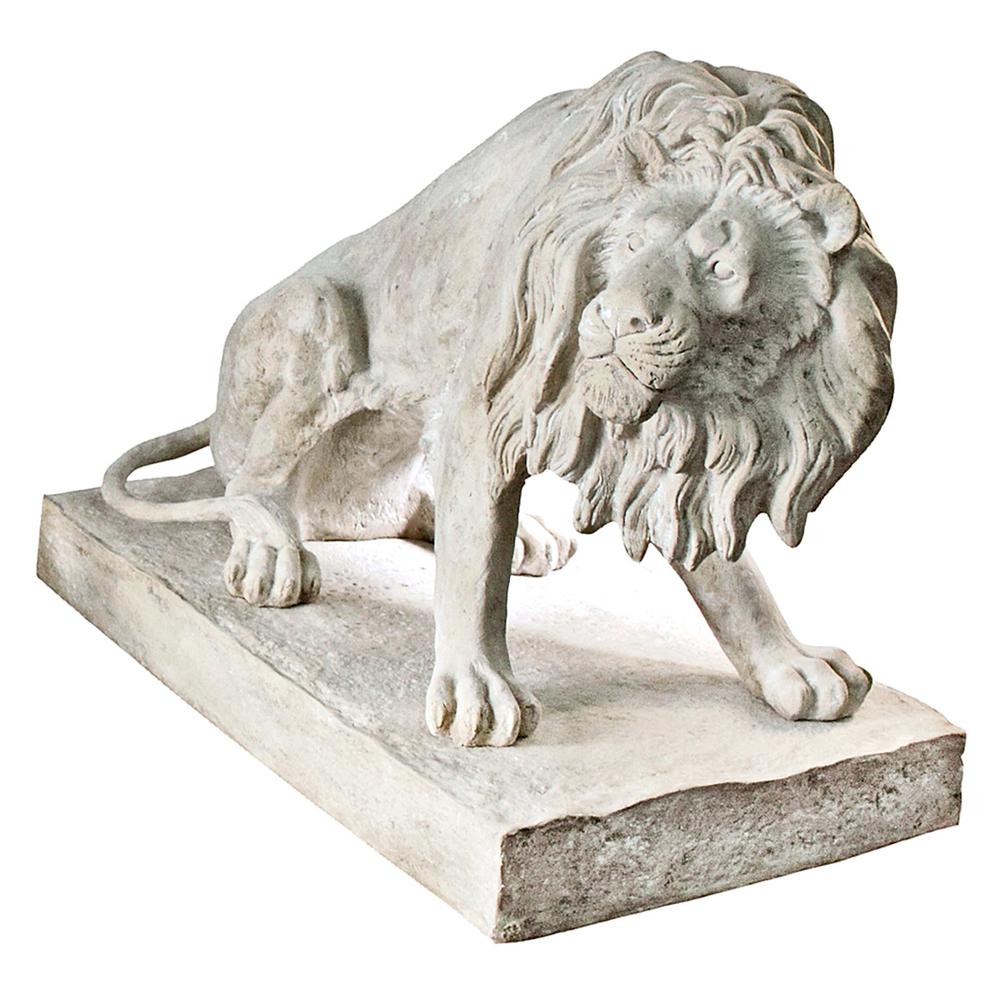 Muscular Lion Statue