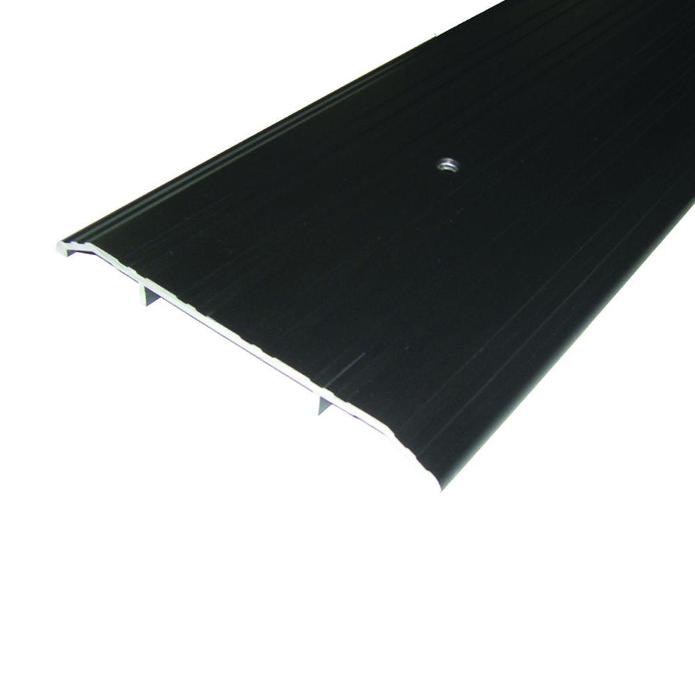 M-D Building Products Fluted Saddle 6 in. x 61-1/2 in. Bronze Aluminum ...