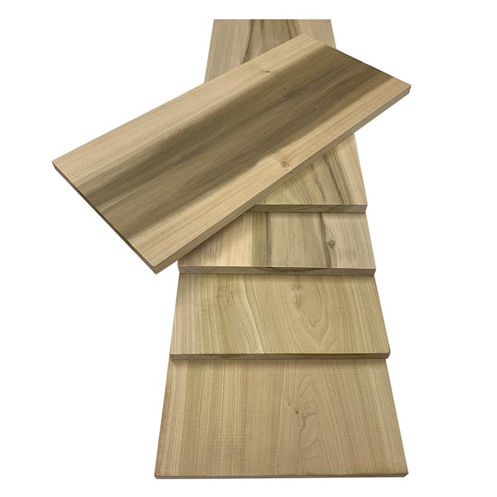 Swaner Hardwood 1 in. x 12 in. x 2 ft. Poplar S4S Board (5-Pack ...