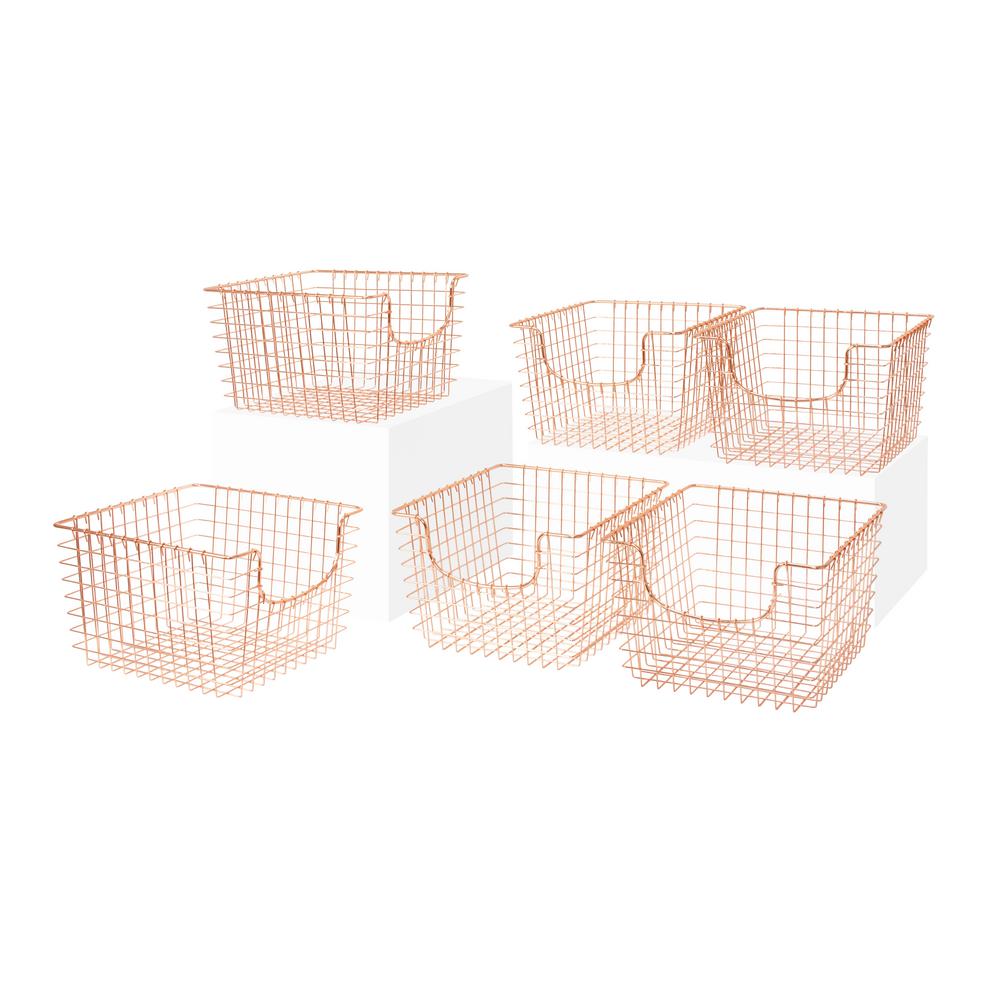 Spectrum Scoop 13 in. D x 12 in. W x 8 in. H Medium Copper Steel Wire ...