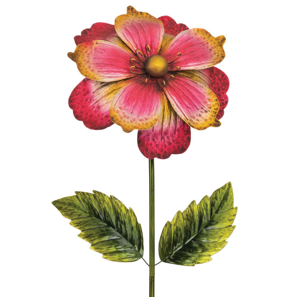 Regal 65 in. Giant Flower Stake - Magenta-11221 - The Home Depot