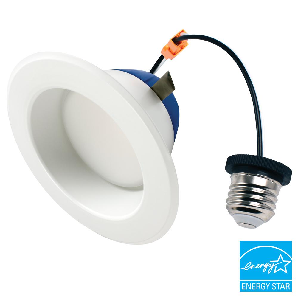 Cree 4 in. 75-Watt Equivalent 2700K Soft White Integrated LED Recessed ...