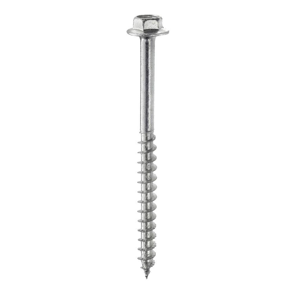 SPAX 1 4 In X 4 1 2 In Powerlag Hex Drive Washer Head Zinc Coated Lag