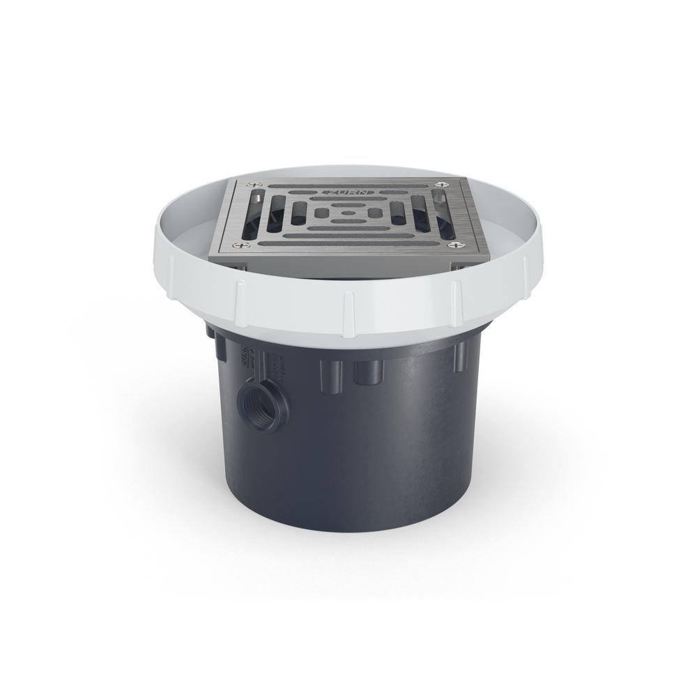 Zurn 5 in.Stainless Steel Top Assembly, Adjustable with Deck Plate, and ...
