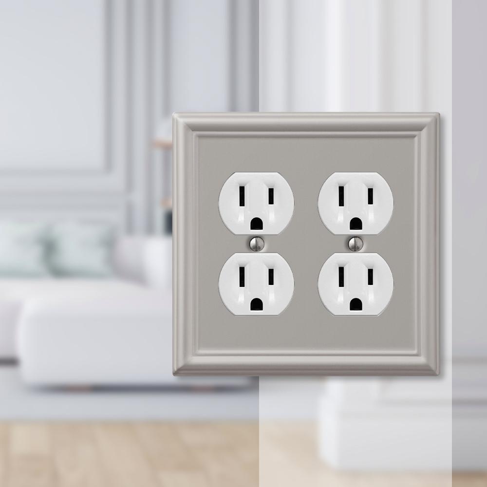 2-Gang - Outlet Wall Plates - Wall Plates - The Home Depot