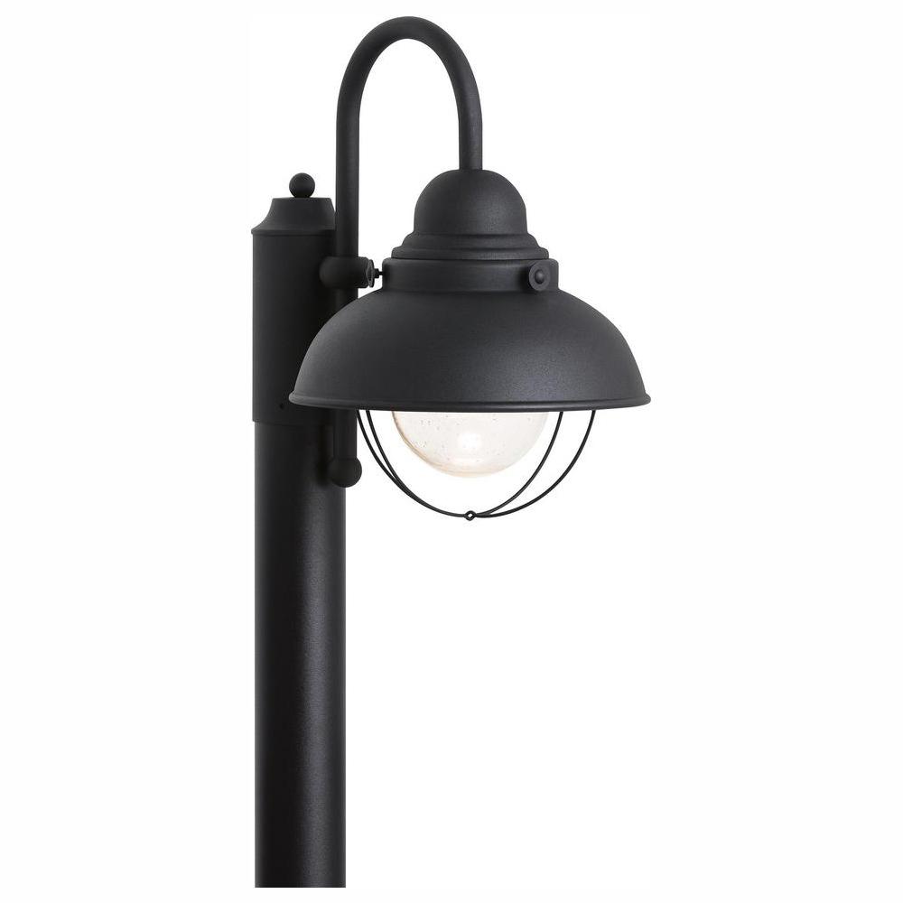 Maxim Lighting Salon 6 in. Wide 1-Light Black Integrated LED Outdoor ...