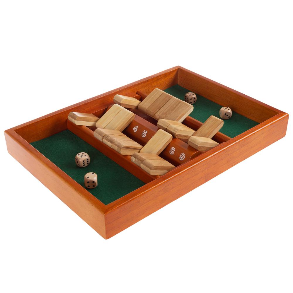 Hey Play Shut The Box Game 2 Players HW3500078 The Home Depot