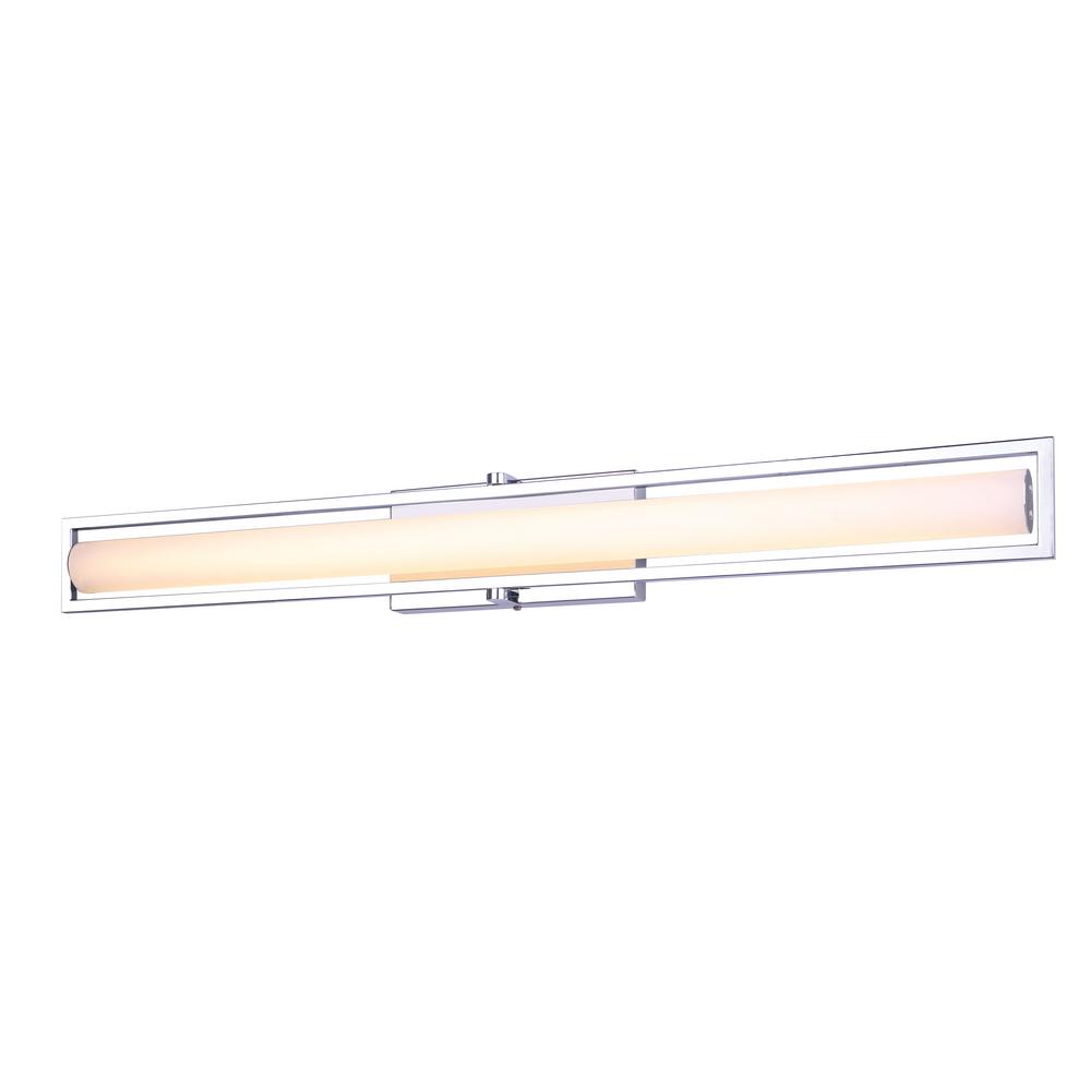 CANARM Indio 36 in. Chrome LED Vanity Light Bar-LVL185A36CH - The Home ...
