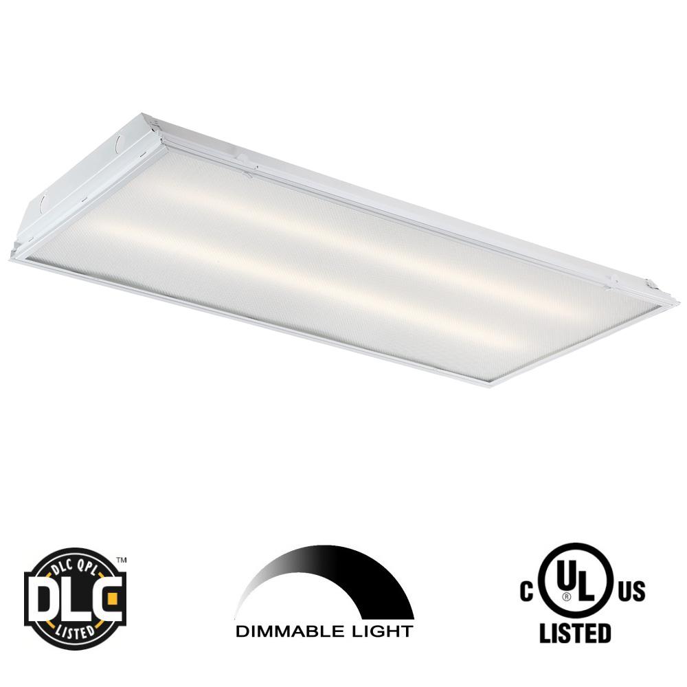 EnviroLite 2 ft. x 4 ft. 128-Watt Equivalent White Prismatic Lens ... EnviroLite 2 ft. x 4 ft. 128-Watt Equivalent White Prismatic Lens ...