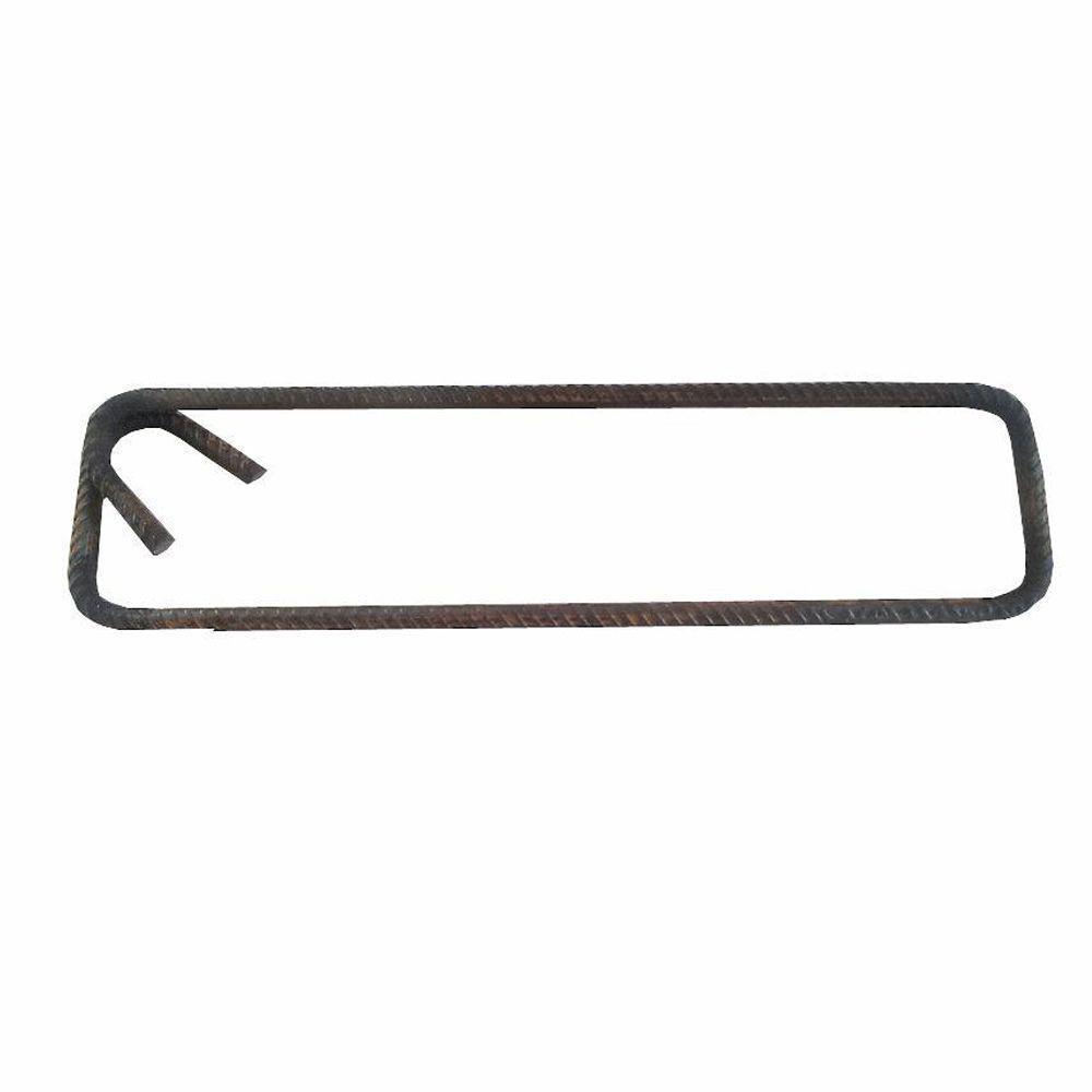 Unbranded 14 in. x 4 in. Rectangular Rebar Ring with Hook-14 in. x 4 in ...