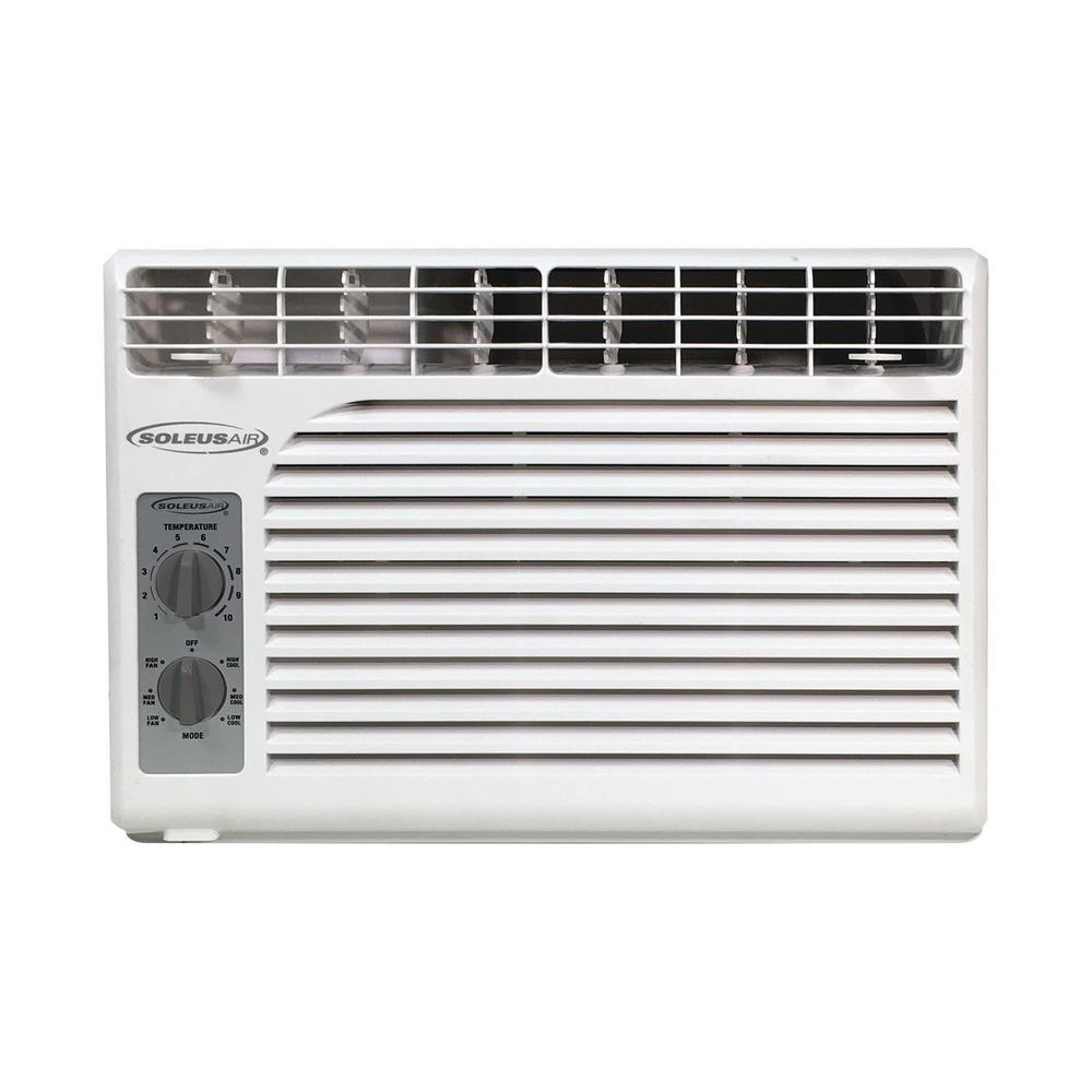 Soleus Air 5,100 BTU 115-Volt Mechanical Control Window Air Conditioner ...
