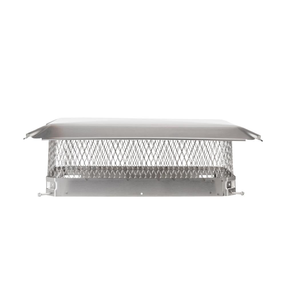 HY-C 17 in. x 13 in. California Oregon Bolt-On Single Flue Chimney Cap ...
