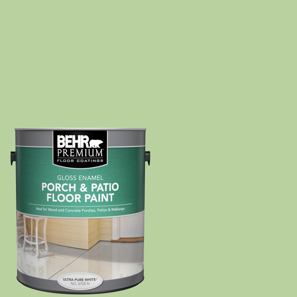 BEHR Premium 1 gal. #P380-4 Four Leaf Clover Gloss Enamel Interior ...