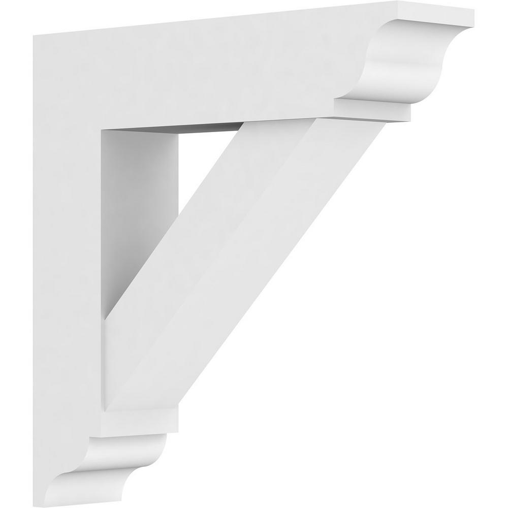 Ekena Millwork 5 in. x 24 in. x 24 in. Traditional Bracket with ...