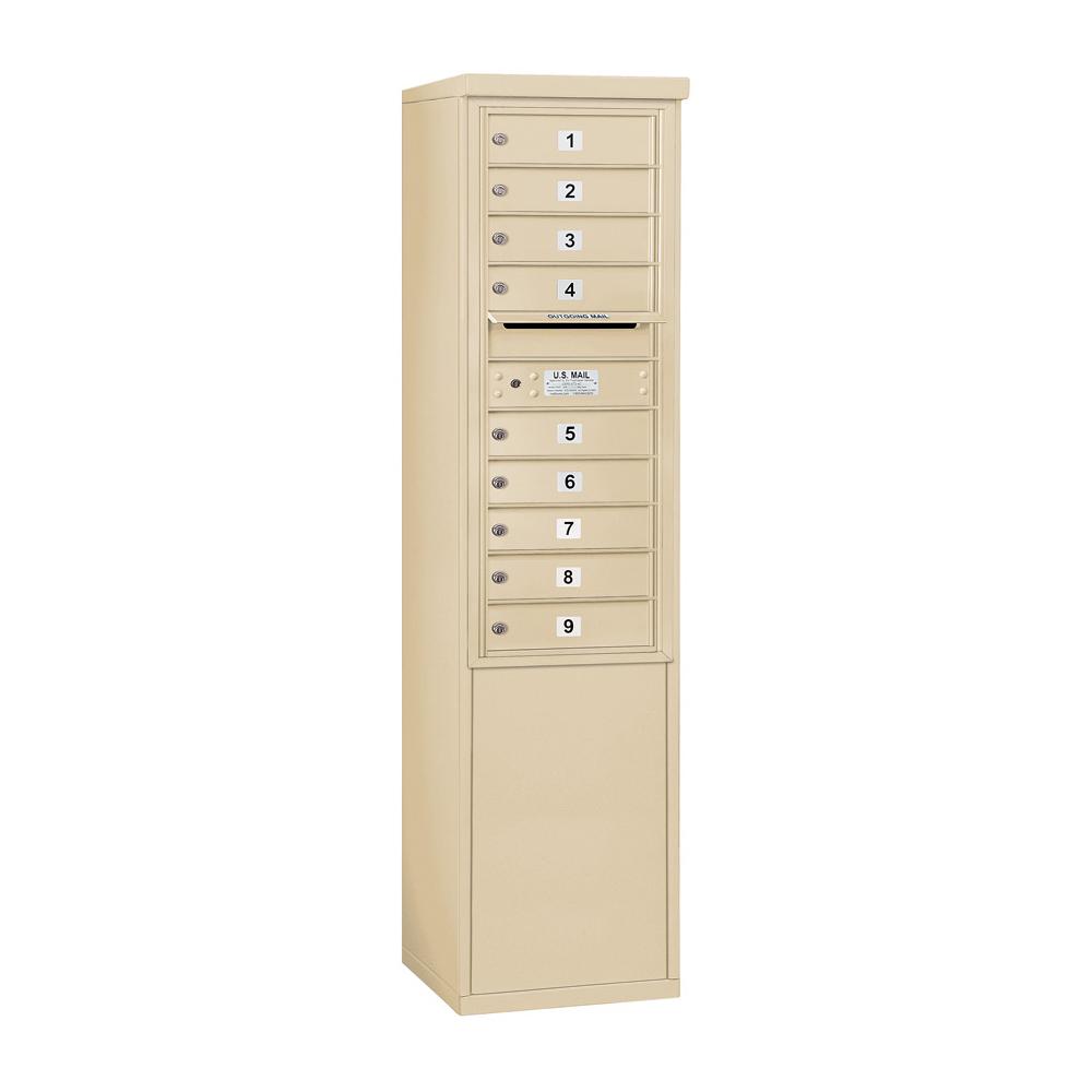 Salsbury Industries 3400 Series Sandstone Mount 4C Pedestal Mailbox ...