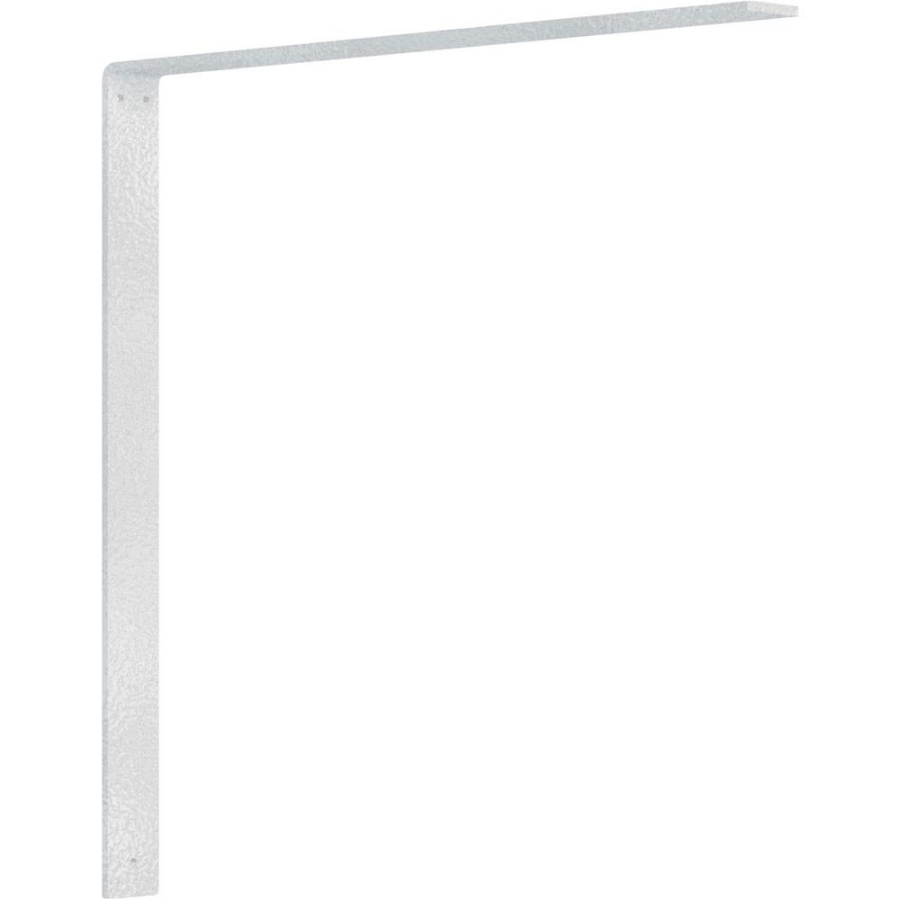 Ekena Millwork 24 in. x 2 in. x 24 in. Steel Hammered White Hamilton ...