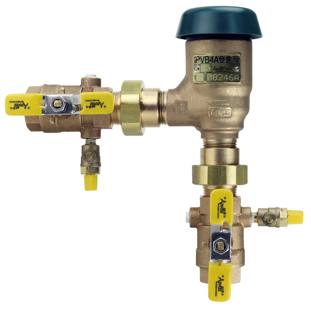 Apollo 1/2 in. Lead Free Bronze FIP Pressure Vacuum Breaker-4ALF503A2F - The Home Depot