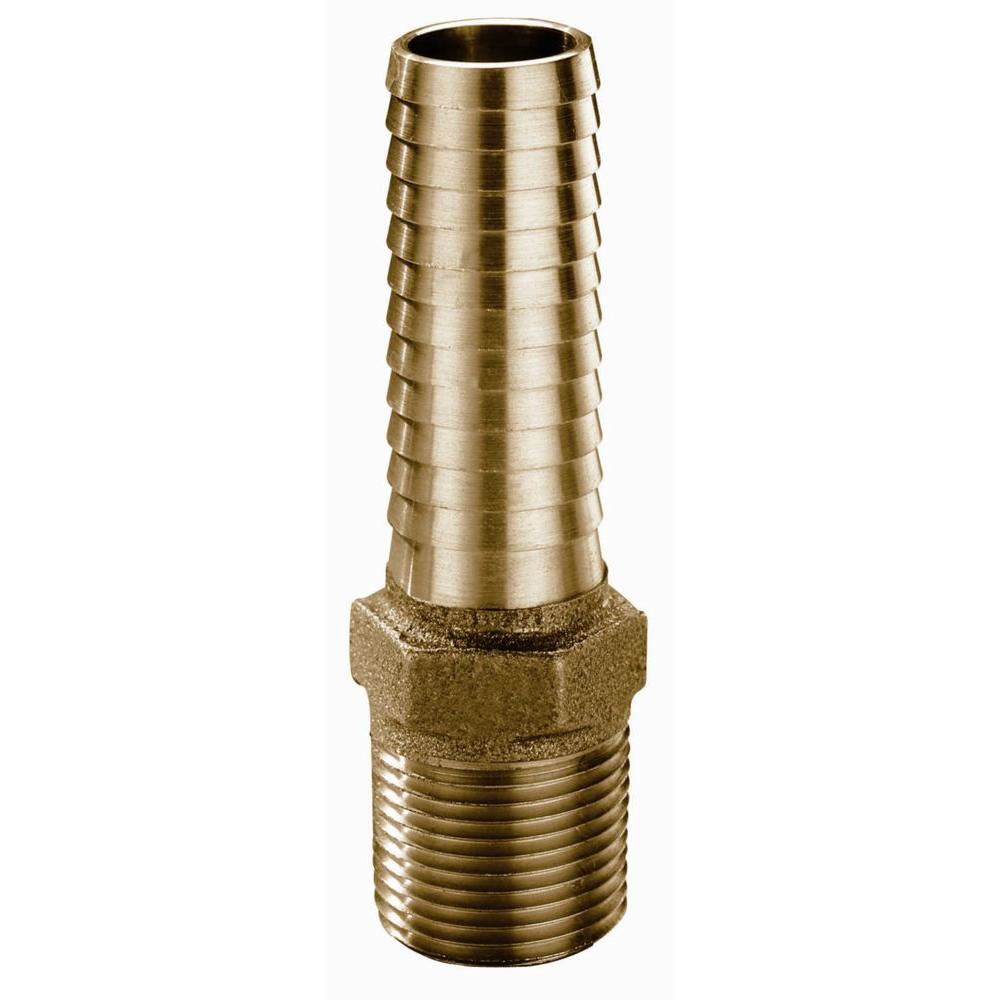 Water Source 1-1/4 in. Brass Extra Long Male Insert Adapter-XLMA9125NL ...