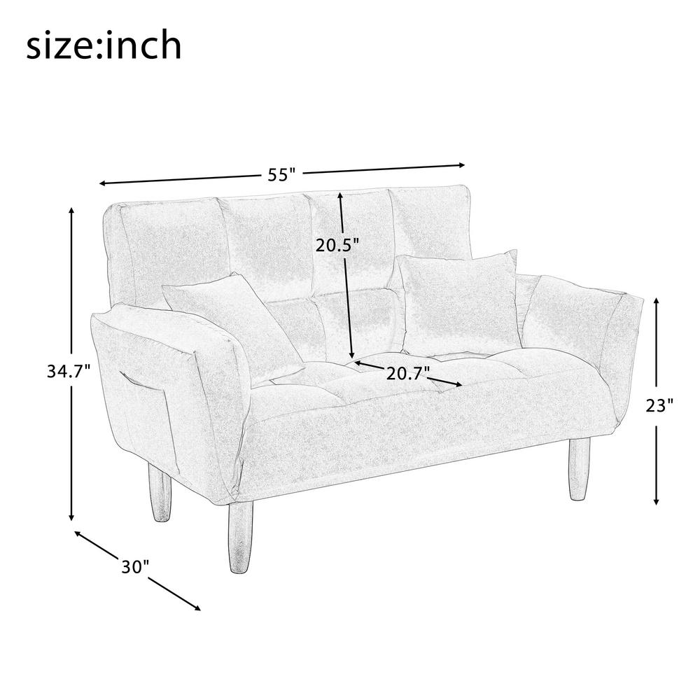 76 Inch Sleeper Sofa | Baci Living Room