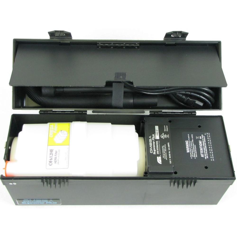 Atrix International Omega Super HEPA Canister Vacuum Cleaner in Black ...