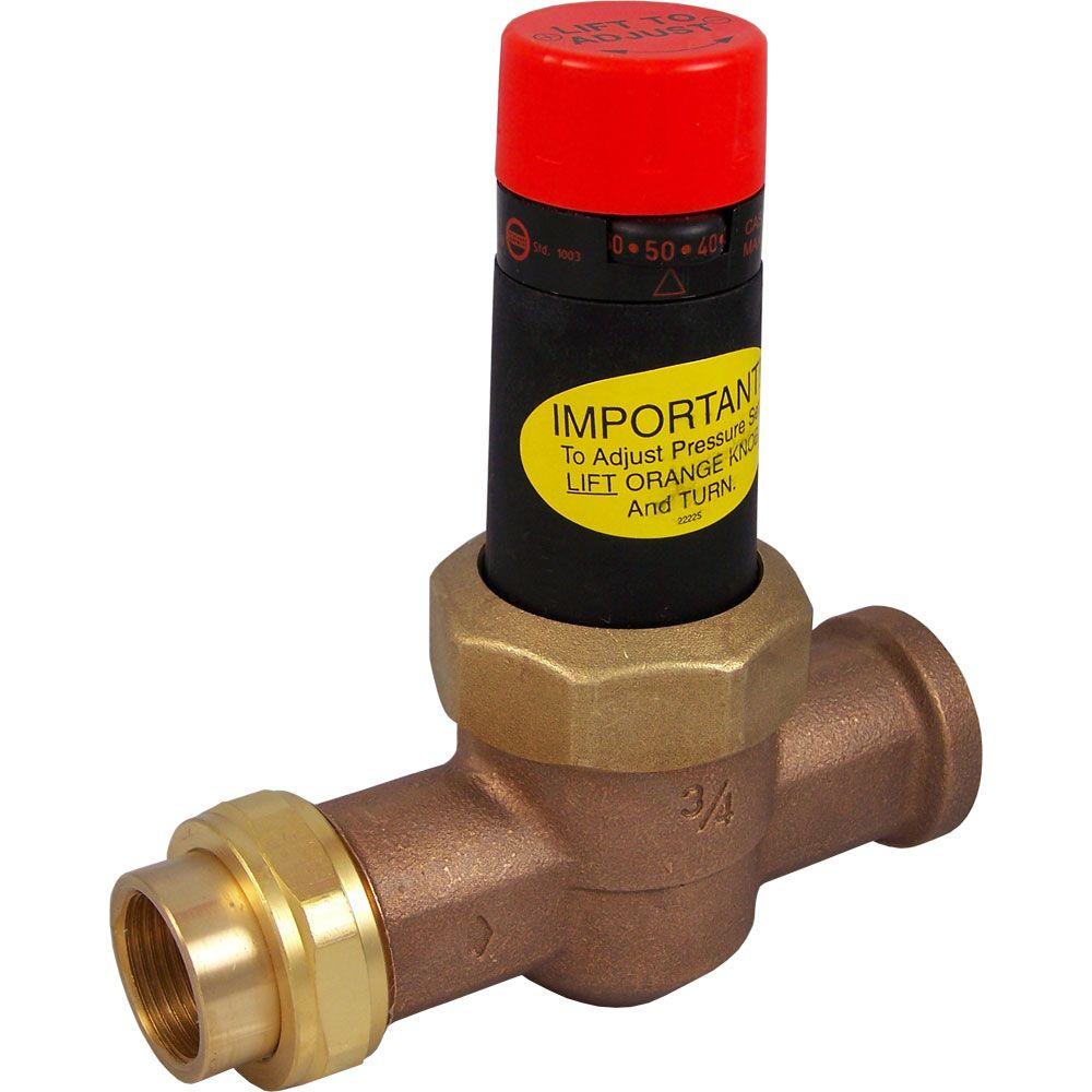 Cash Acme 3/4 in. Bronze EB-25 Single Union Pressure Regulating Valve ...