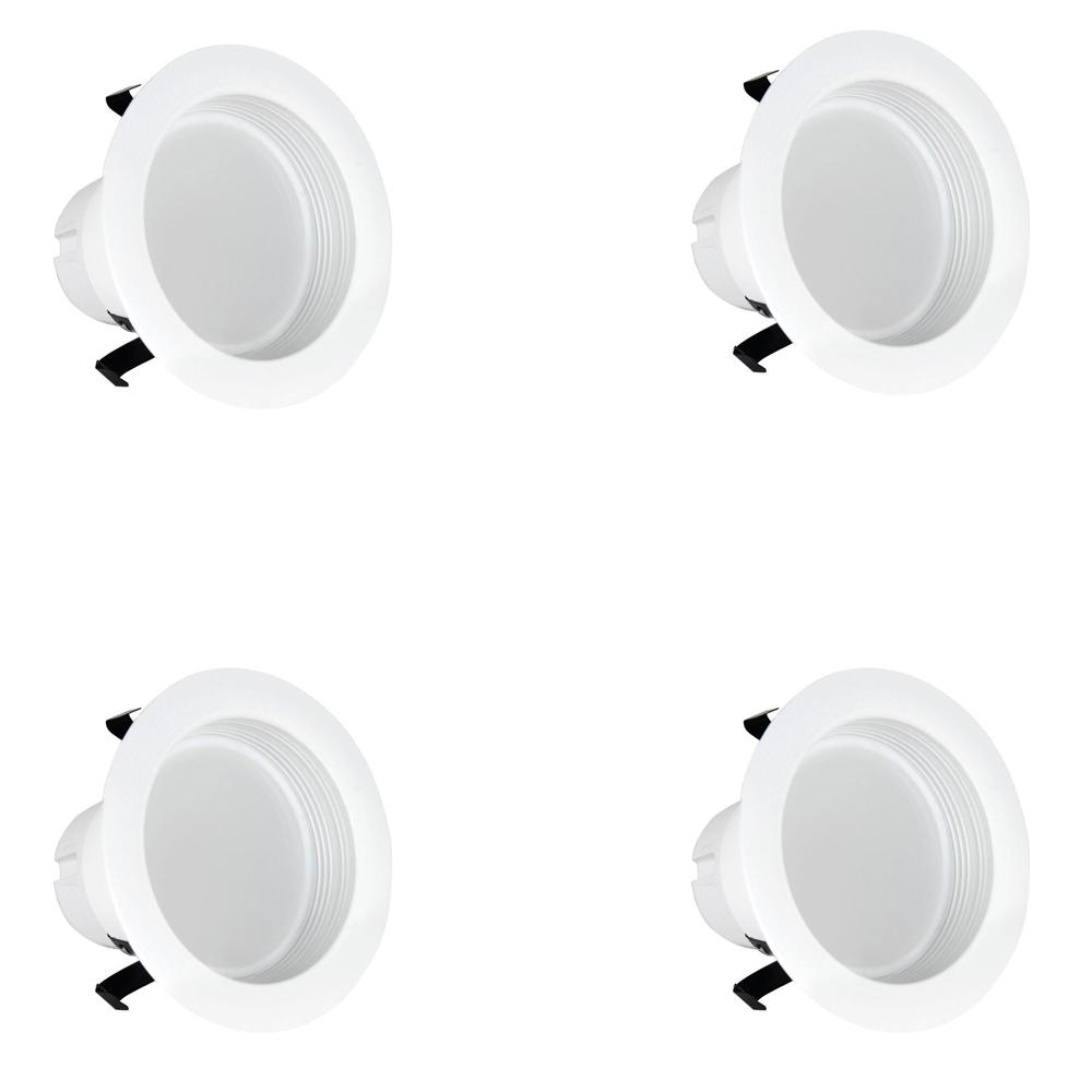 Feit Electric 40W Equivalent Warm White 3 in. White Baffle-Trim ... Feit Electric 40W Equivalent Warm White 3 in. White Baffle-Trim ...