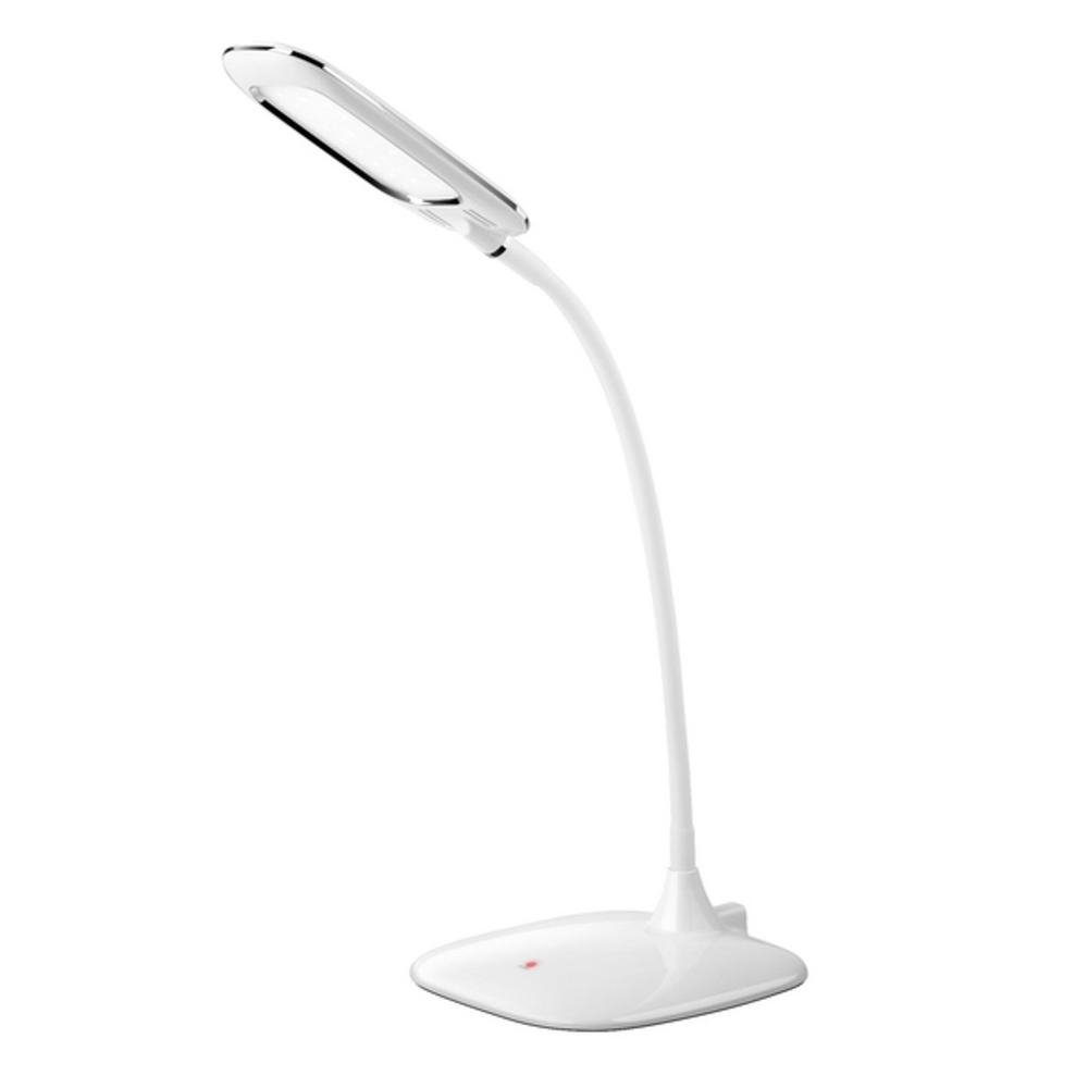 proHT 12 in. Touch Sensitive White LED Desk Lamp with 3-Level Dimmer ...