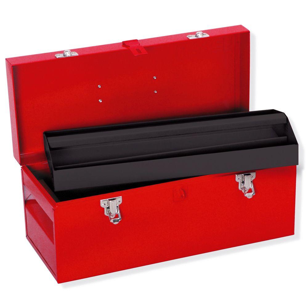 URREA Heavy Duty Metal Tool Box - 17 in. X 7 1/2 in. X 7 in.-D4 - The ...