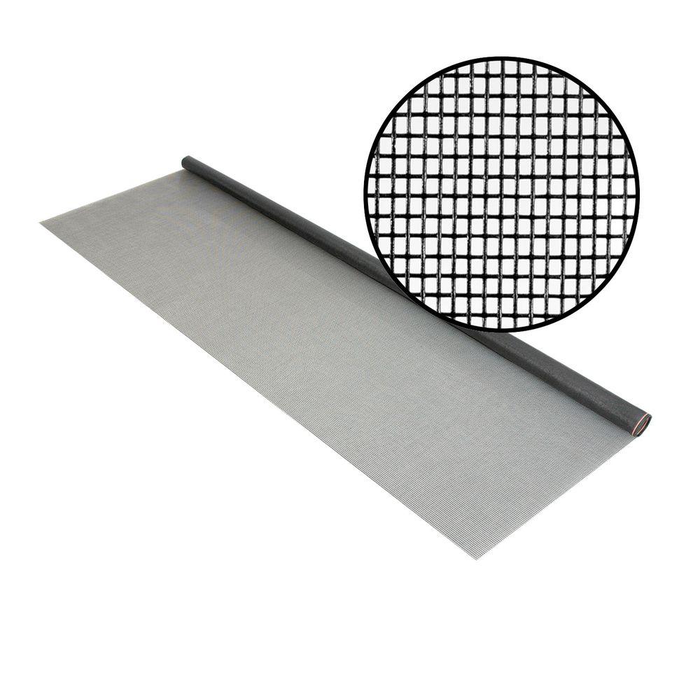 Phifer 60 in. x 25 ft. Silvergray Fiberglass Screen 18 x 14 Mesh ...