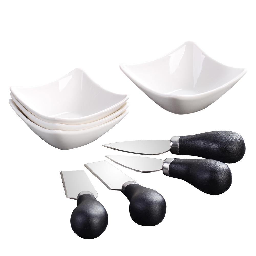 MALACASA 2.95-Inch Porcelain White Ramekins Set (Set of 4) RAMEKIN.DISH ...
