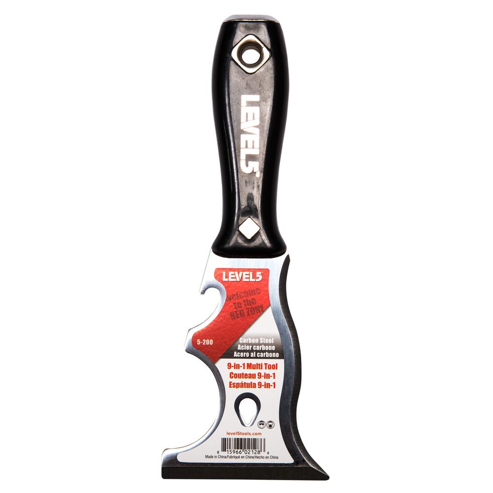Level 5 3 in. 9-in-1 Carbon Steel Tool Blade-5-200 - The Home Depot