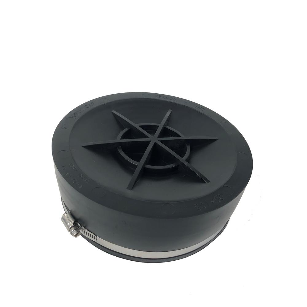 NDS 4 in. PVC Sewer and Drain Cap-4P06 - The Home Depot