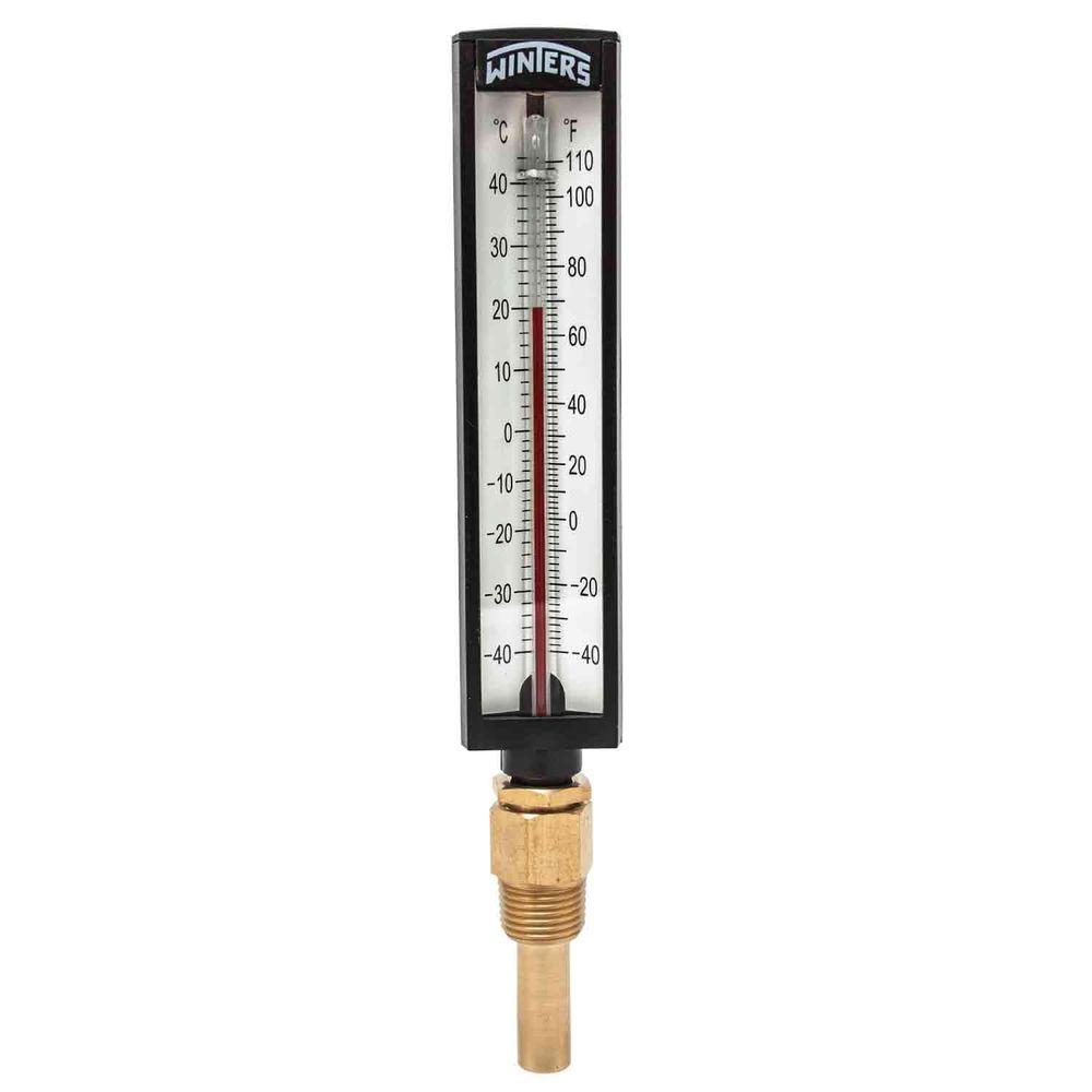 Winters Instruments TAS Series 5 in. Straight Type Thermometer with 1/2 ...