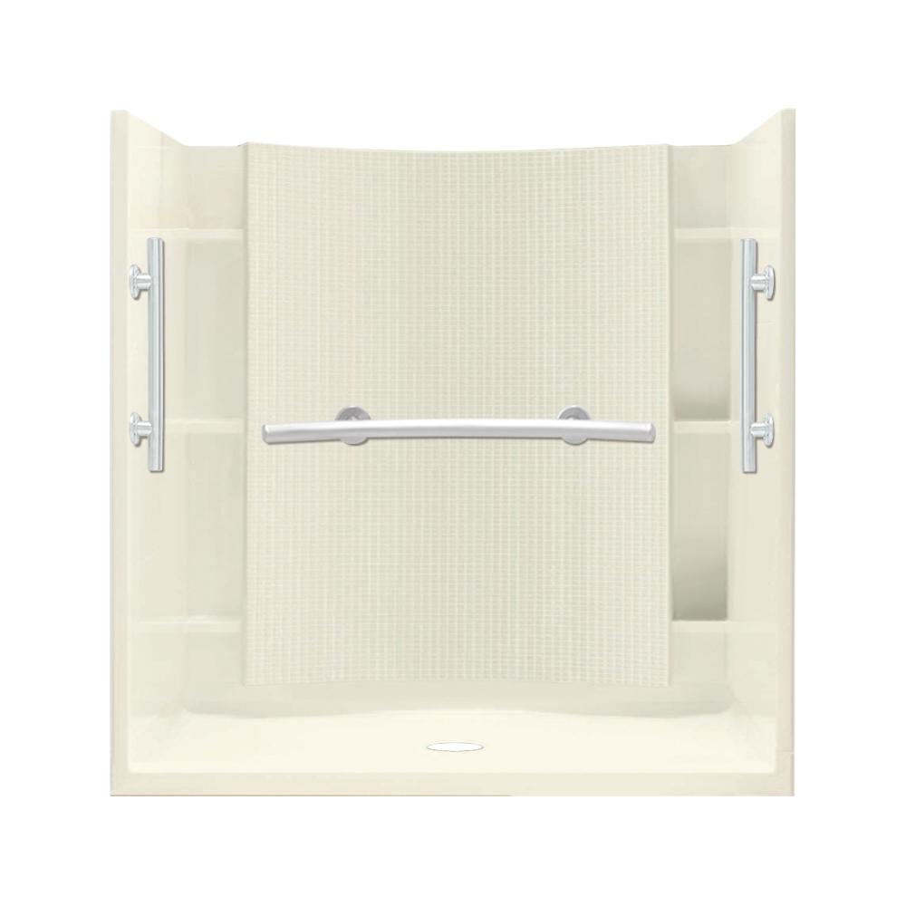 Sterling Accord 36 In X 60 In X 75 3 4 In Shower Kit In White