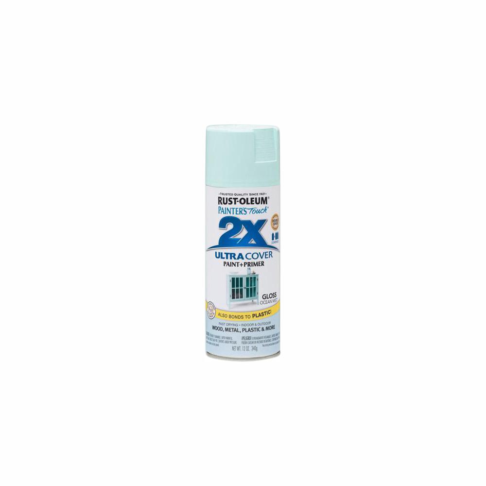 Rust-Oleum Painter's Touch 2X 12 oz. Satin Leafy Green General Purpose ...