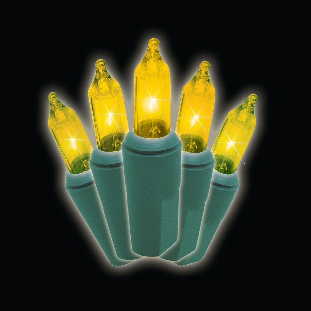 Brite Star 100-Light Gold Designer Strands Lights (Box of 2)-37-465-20 ...