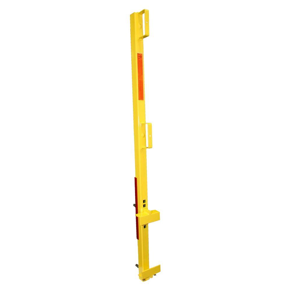 StringerShield 1 Unit Yellow OSHA Compliant Non-Penetrating Guardrail ...