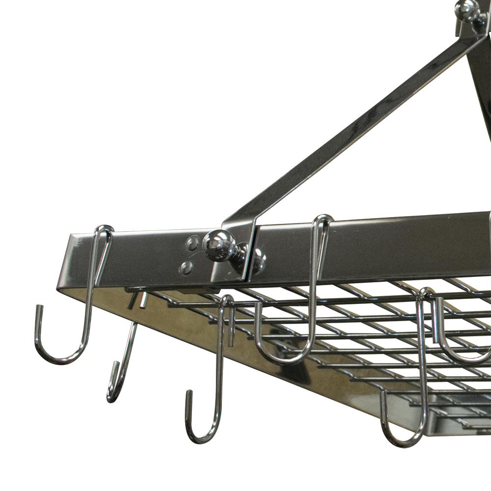 Range Kleen Stainless Steel Pot Rack Rectangle CW6014 - The Home Depot