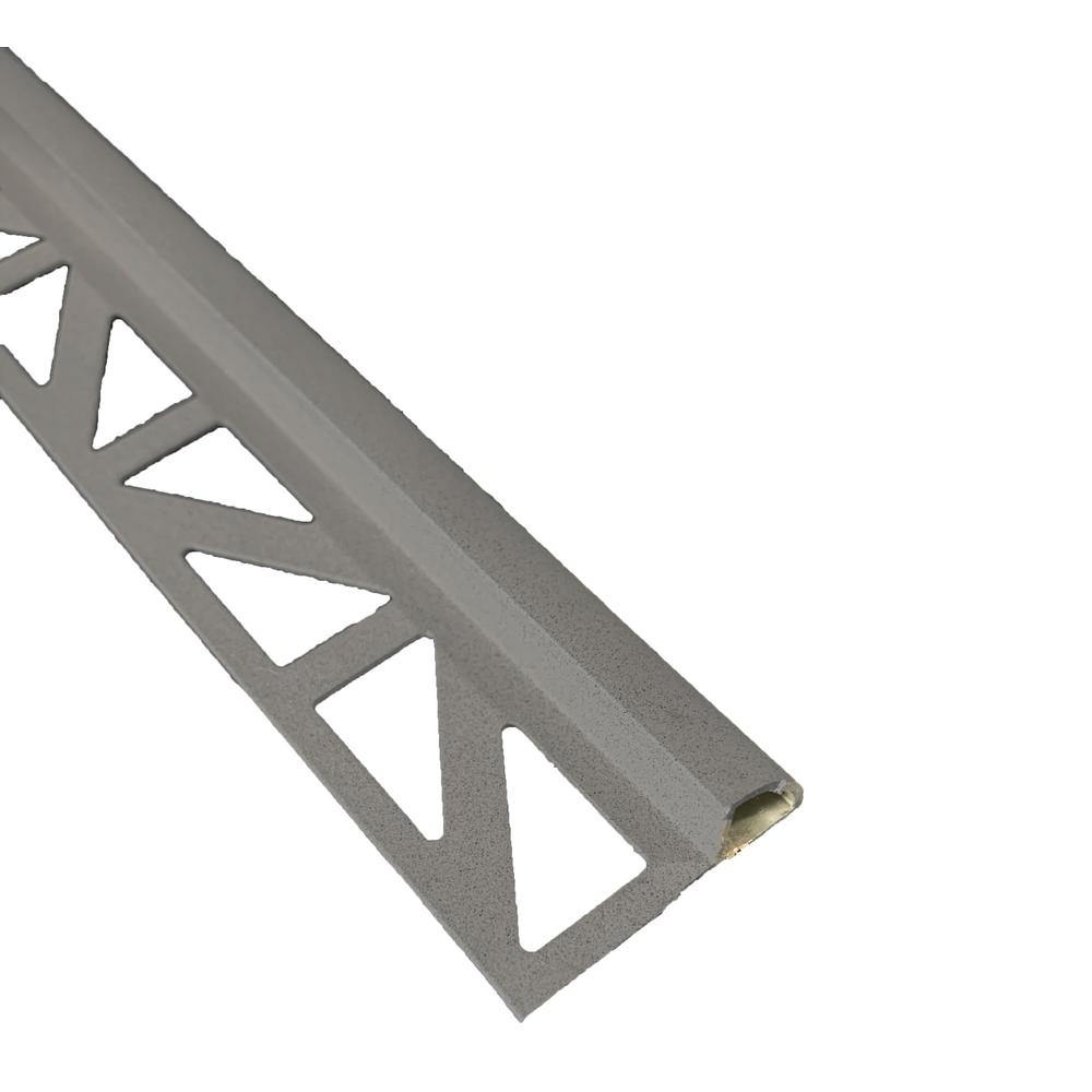 DURAL Durondell Profile 3/8 in. Bullnose Textured Light Anthracite ...