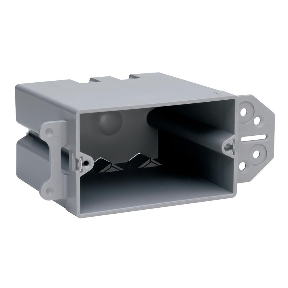 Legrand Pass & Seymour Slater New Work Plastic 1 Gang Horizontal Steel ...