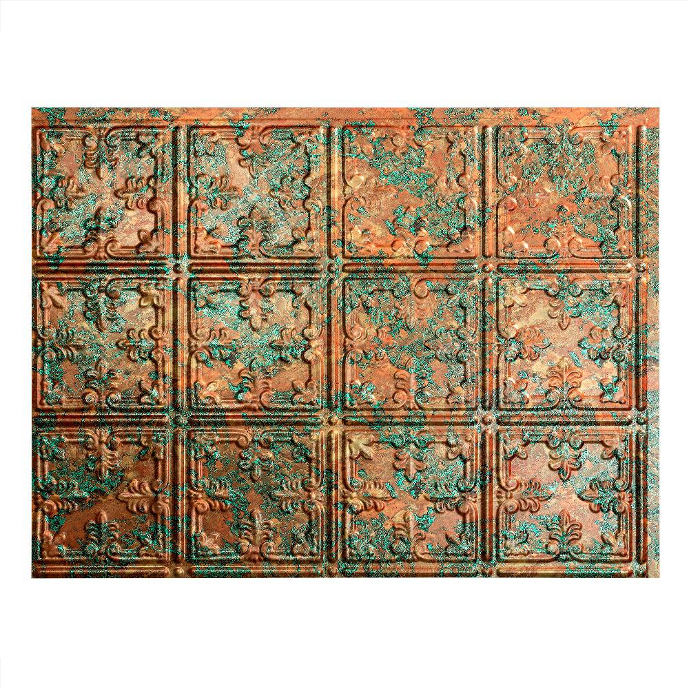 Fasade 18.25 in. x 24.25 in. Traditional #10 Vinyl Backsplash Panel in ...