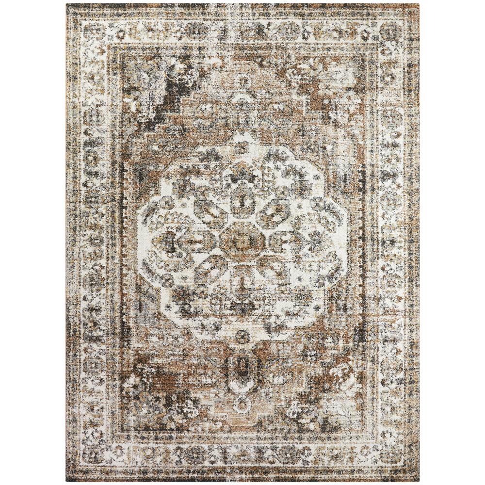 BALTA Hess Brown 5 ft. x 7 ft. Vintage Oriental Area Rug-3007041 - The ...