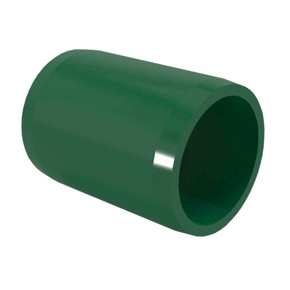 Formufit 1-1/4 in. Furniture Grade PVC External Coupling in Green (10 ...